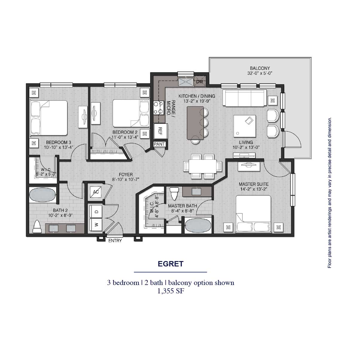 Apartment Floor Plans | Sanctuary at CenterPointe in Altamonte Springs
