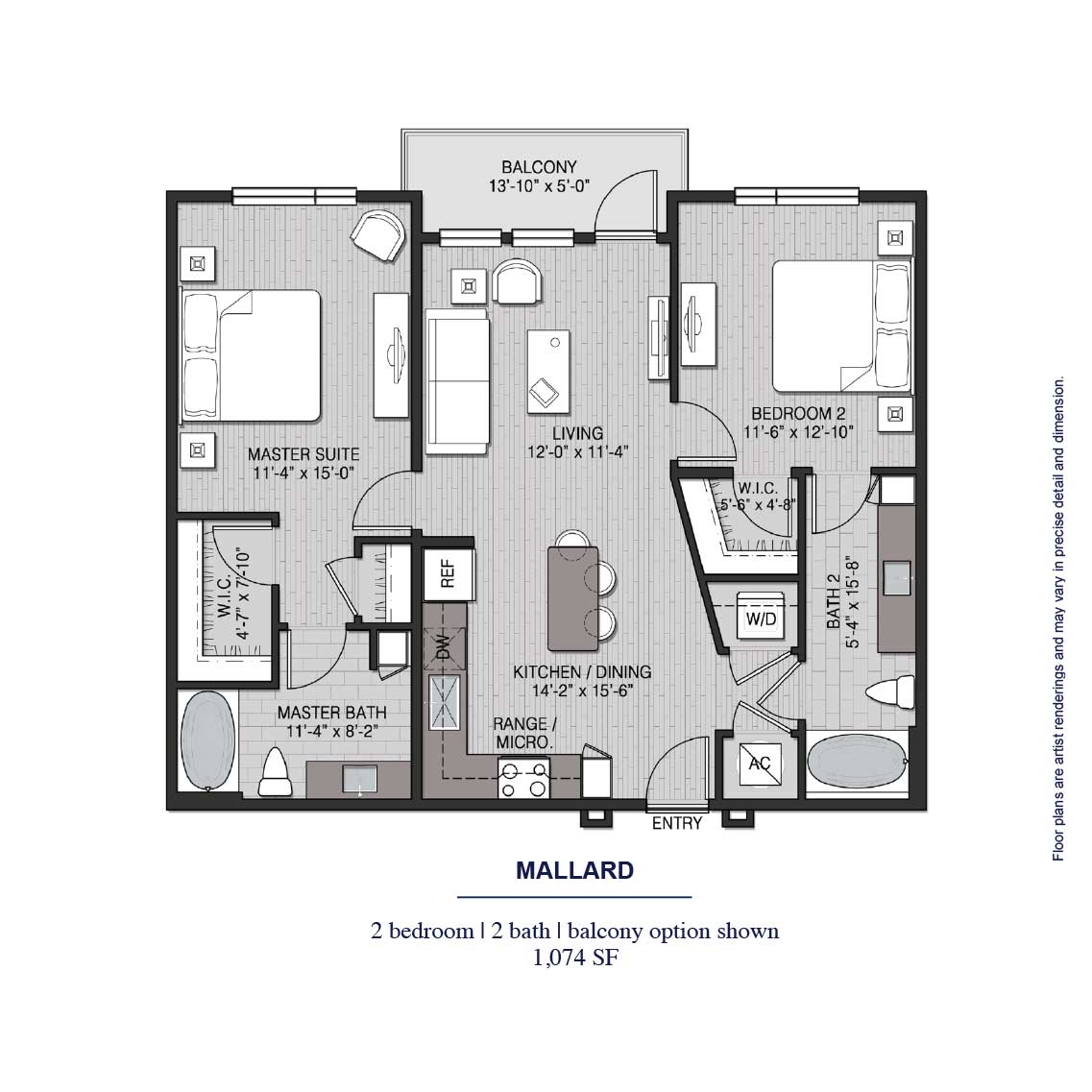 Apartment Floor Plans | Sanctuary at CenterPointe in Altamonte Springs
